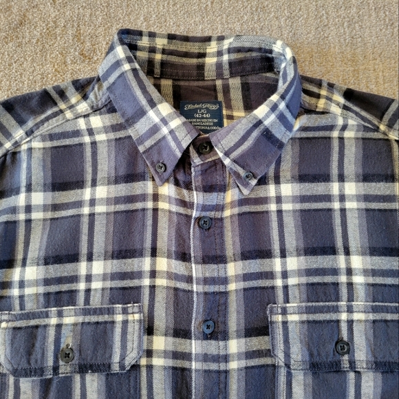 Faded Glory | Shirts | Mens Faded Glory Flannel Shirt Grey Large 0 ...